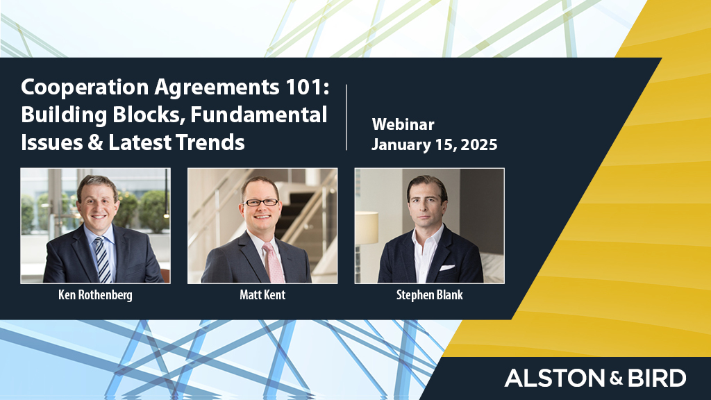 Cooperation Agreements 101: Building Blocks, Fundamental Issues ...