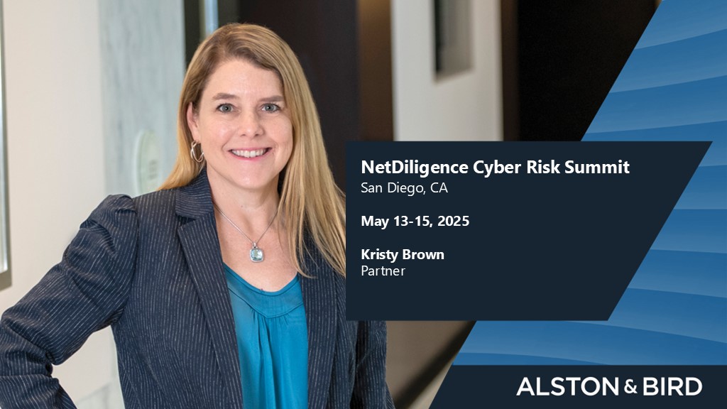 NetDiligence Cyber Risk Summit | News & Insights | Alston & Bird