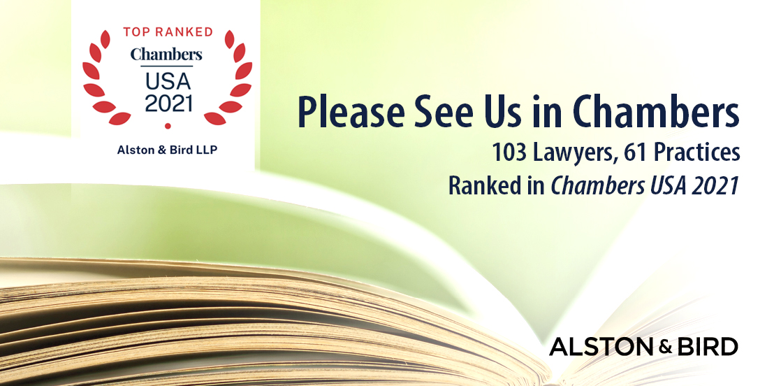 Alston & Bird Widely Recognized in Chambers USA 2021 | News & Insights ...