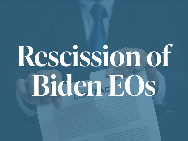 Executive Order Tracker | Executive Order Task Force | Alston & Bird