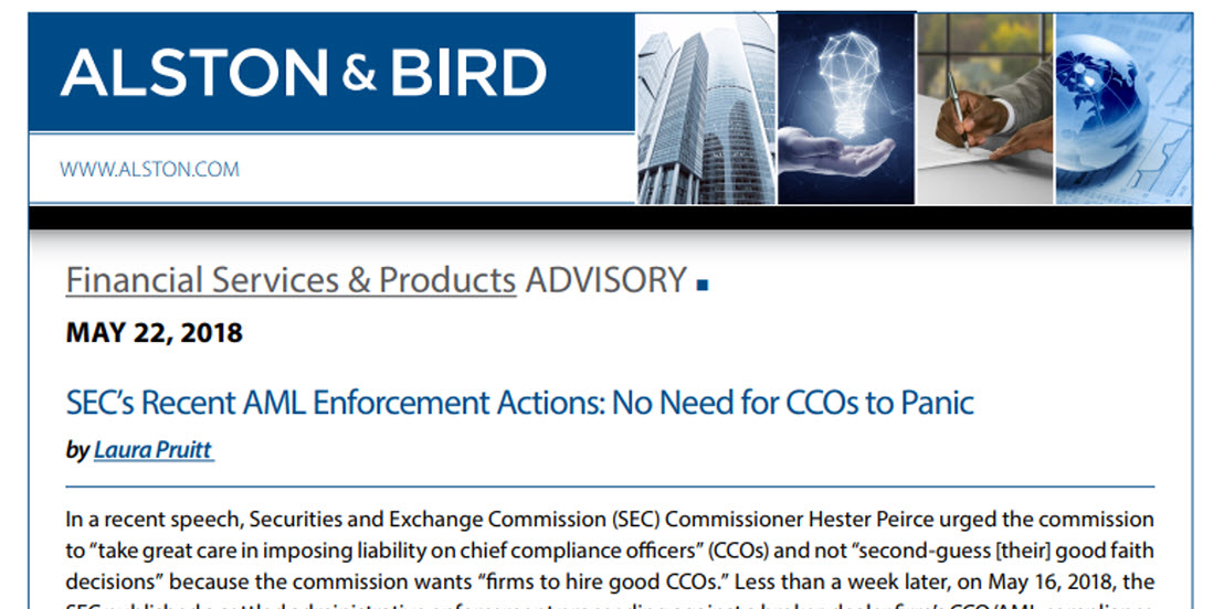 Financial Services & Products Advisory: SEC’s Recent AML Enforcement ...